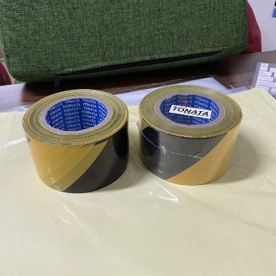 Police Line Kuning Hitam / Garis Polisi 3 Inchi x 300 Meter