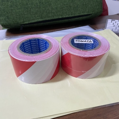 Police Line Merah Putih / Garis Polisi 3 Inchi x 300 Meter