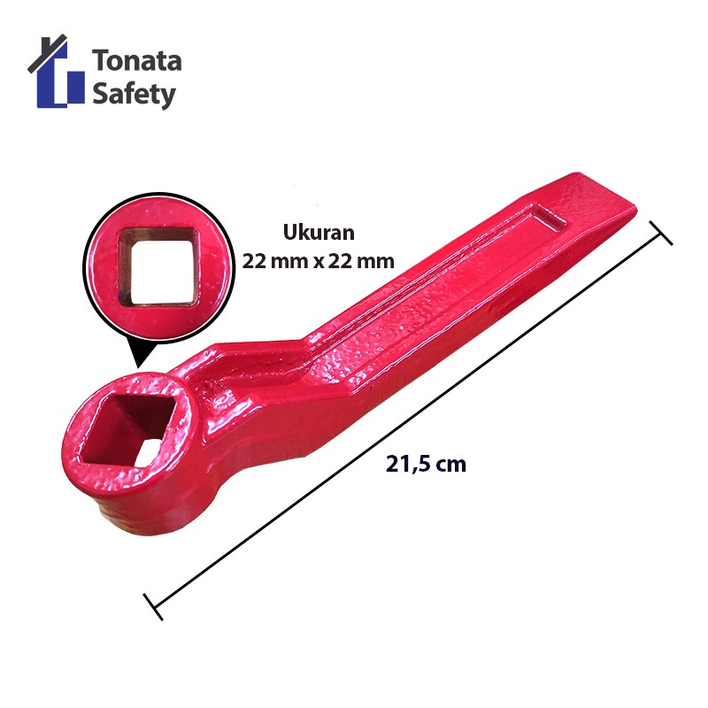 Handle Hydrant Pillar / Tuas Kunci Hydrant Pillar / Segi Empat