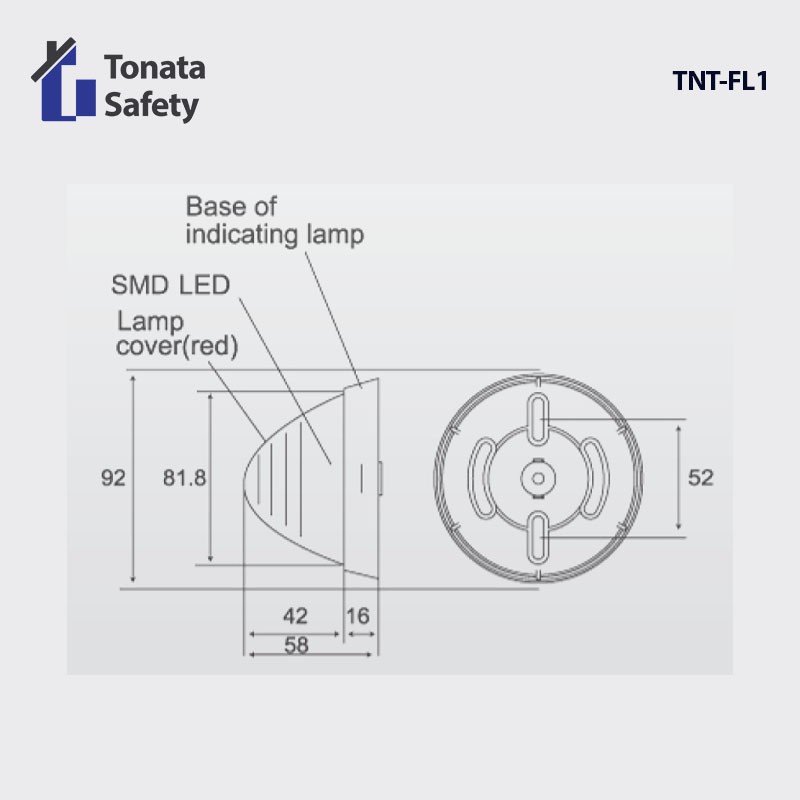 Fire Indicating Lamp Tonata / Fire Alarm Indicator