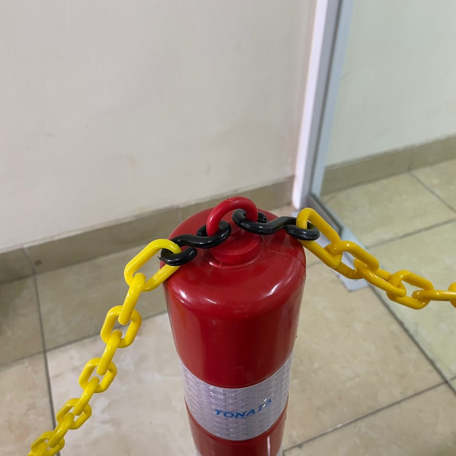 Letter S Plastic Chain / Pengait Rantai Plastik / Plastic Hook - 6 mm