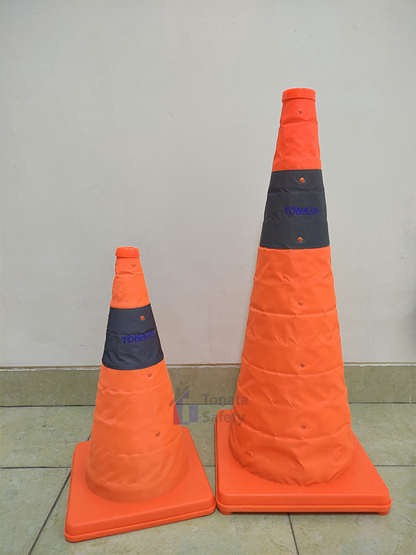 Foldable Traffic Cone Emergency 45 cm / Kerucut Lalu Lintas Lipat