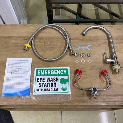Keran Eye Wash / Eyewash Sink / Faucet Kran Pencuci Mata