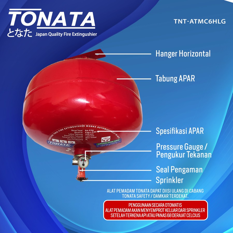 Thermatic APAR Eco Liquid Gas 6 Kg - Otomatis Tonata