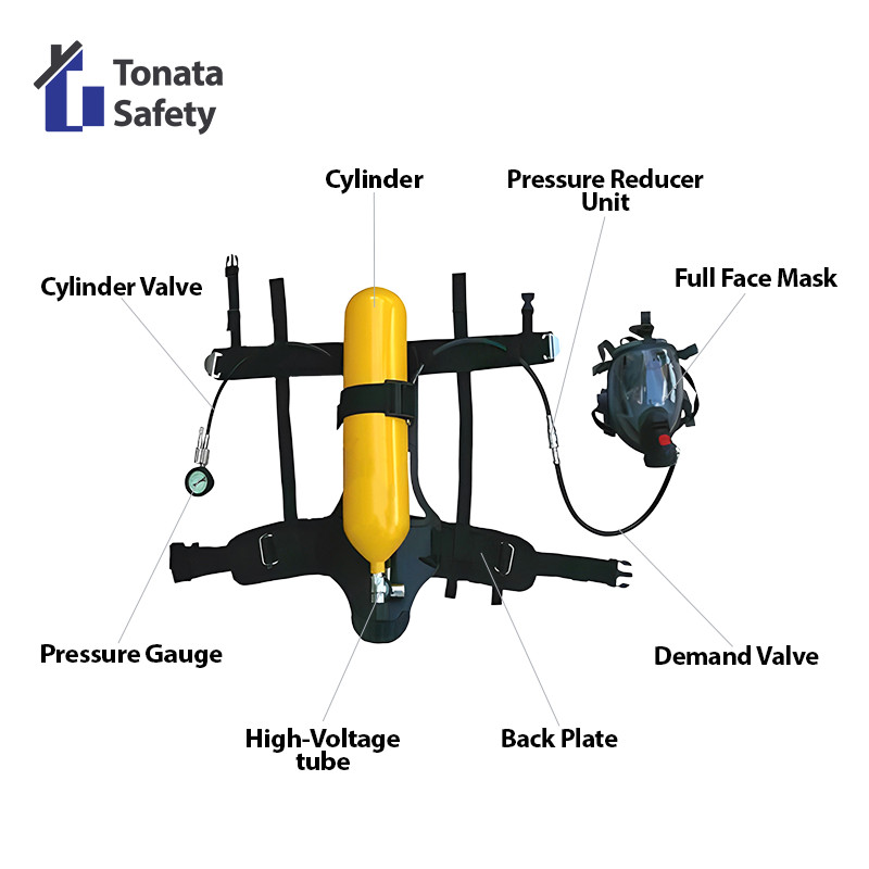 SCBA Breathing Apparatus 6L Tonata / Steel 6 Ltr