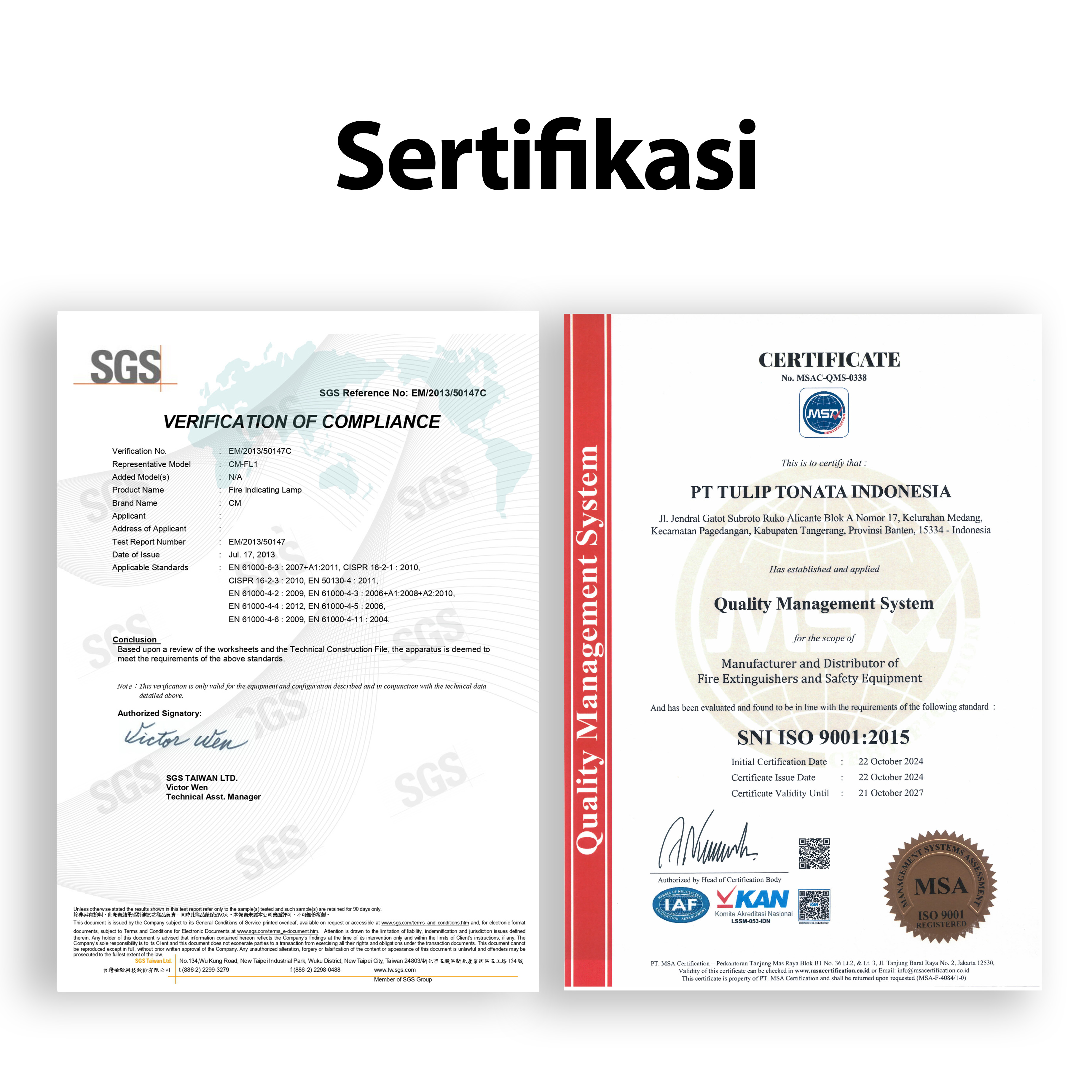 Fire Indicating Lamp Tonata / Fire Alarm Indicator