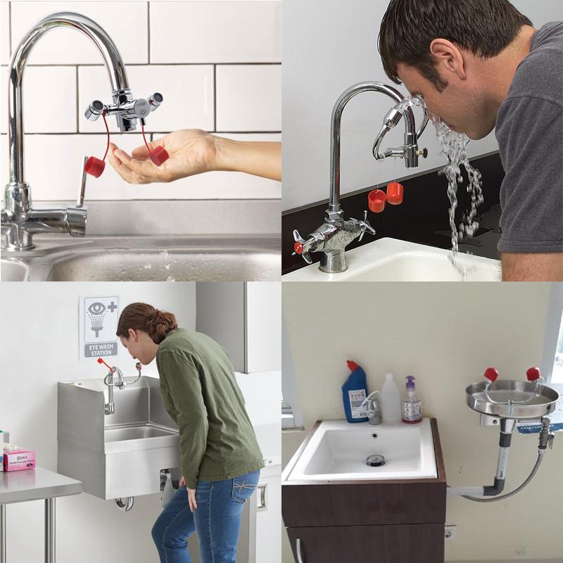 Keran Eye Wash / Eyewash Sink / Faucet Kran Pencuci Mata