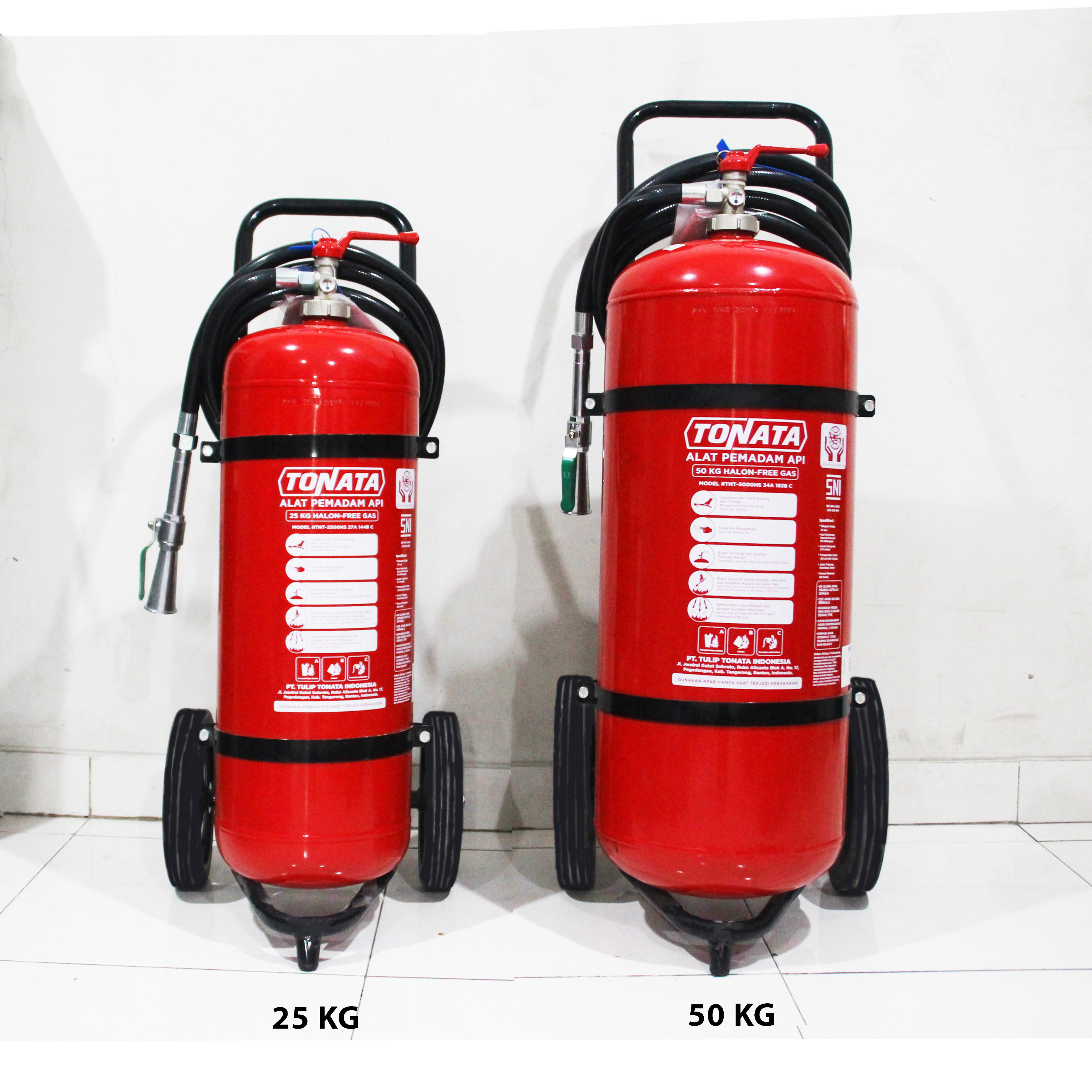 Alat Pemadam Api Tonata SNI / APAB Clean Agent HCFC/HFC 50 kg