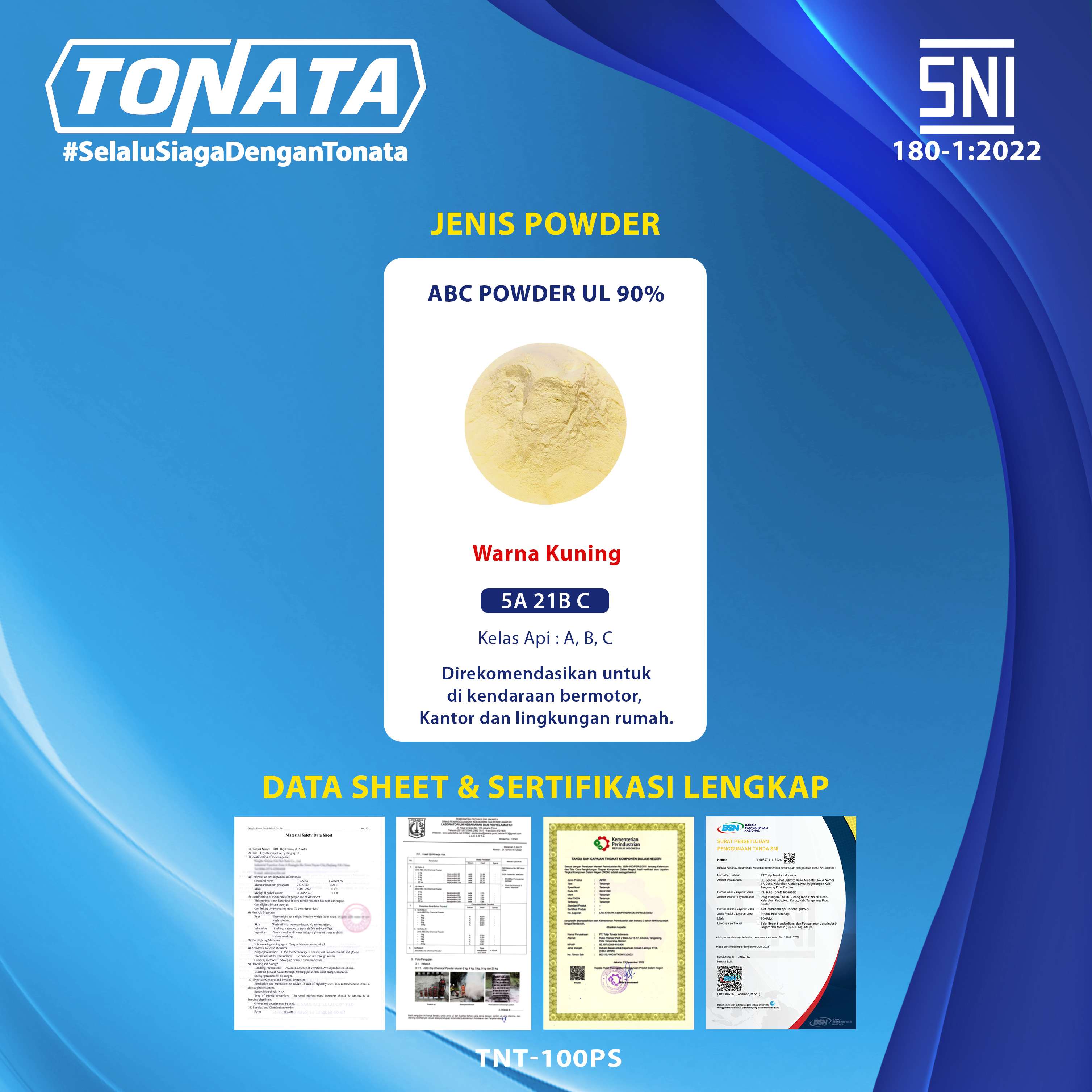 Alat Pemadam Api Tonata SNI / APAR ABC Powder 1 kg