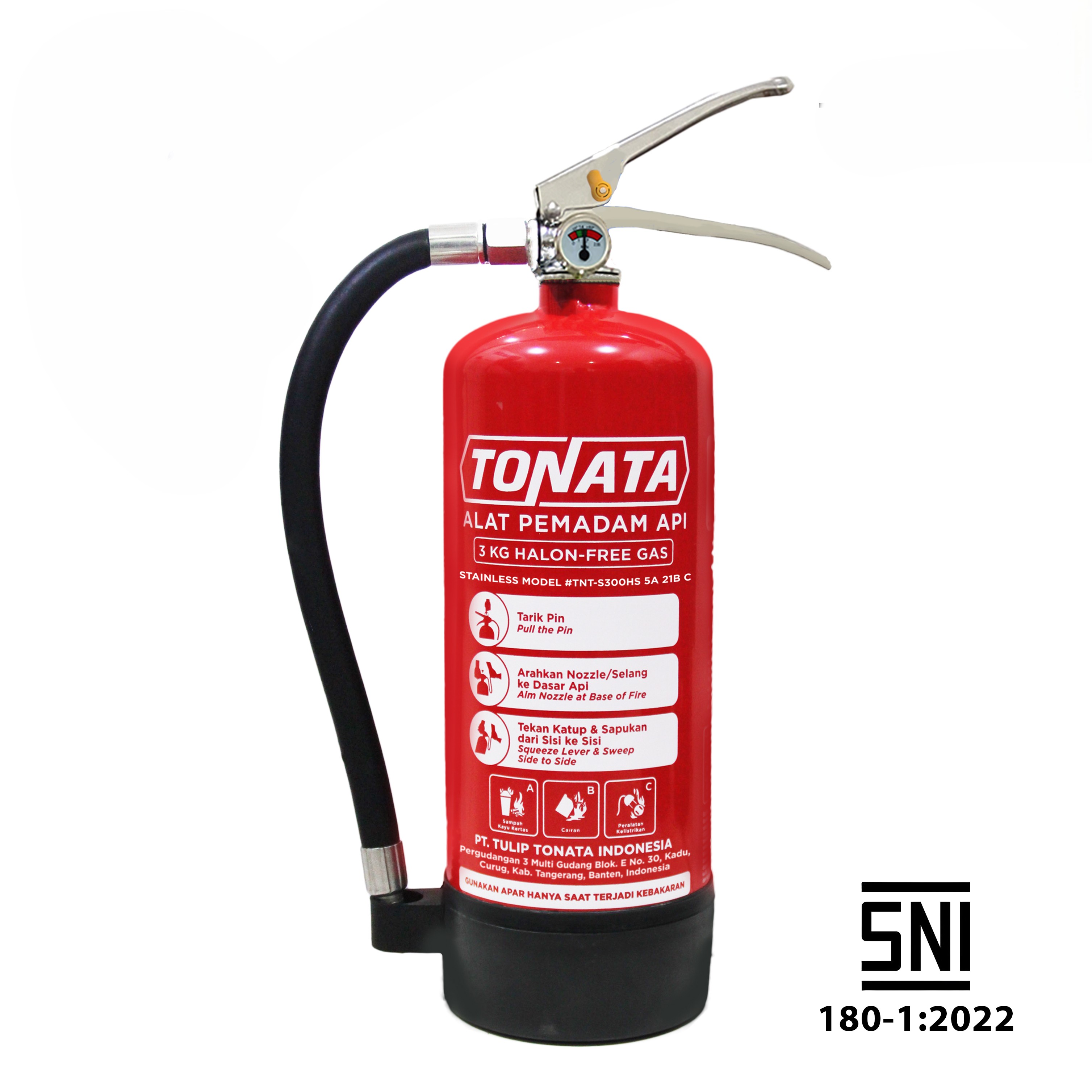 Alat Pemadam Api Stainless Tonata SNI / APAR FFFP Foam 3 kg
