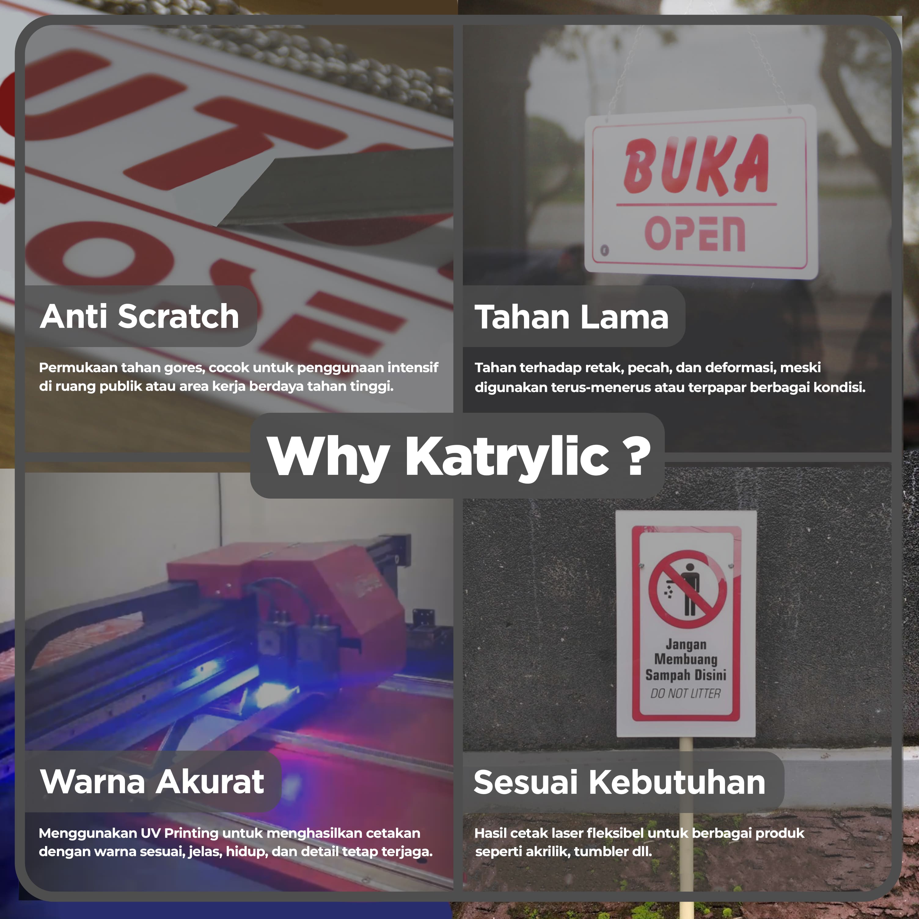 Evacuation Route Sign Katrylic 30x10 cm – Rambu Jalur Evakuasi Akrilik